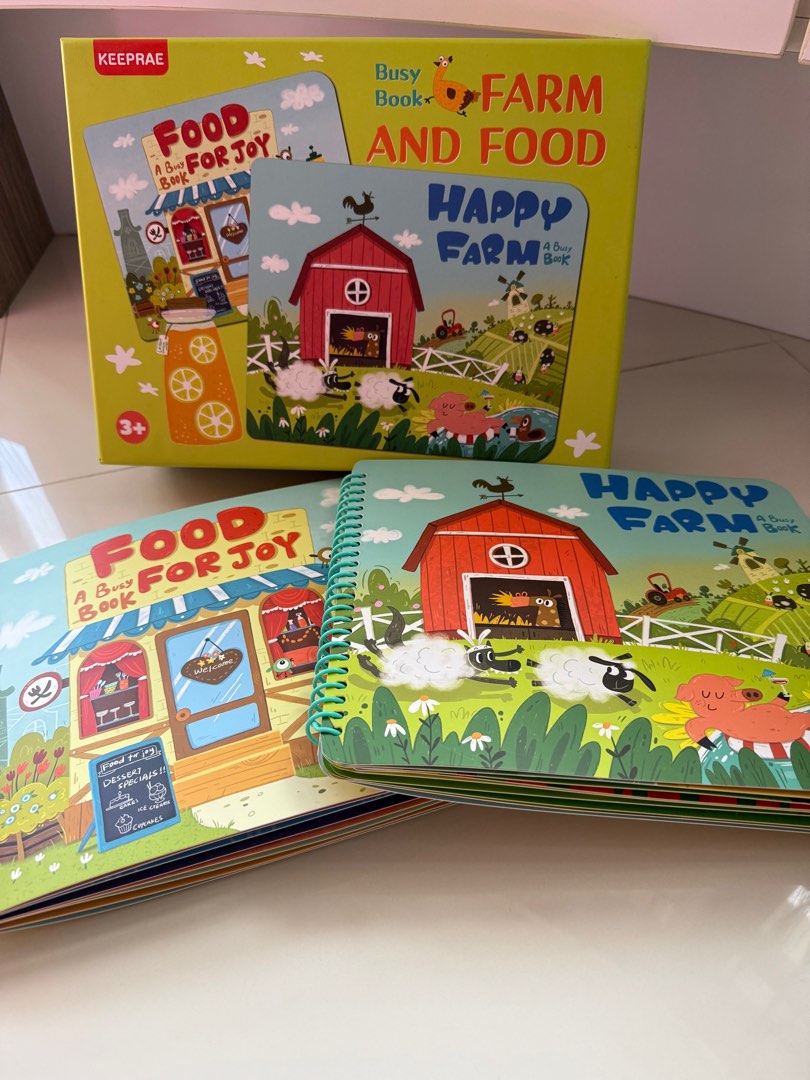 ️Keeprae Busy Book - Farm and Food ️, Hobbies & Toys, Books & Magazines ...