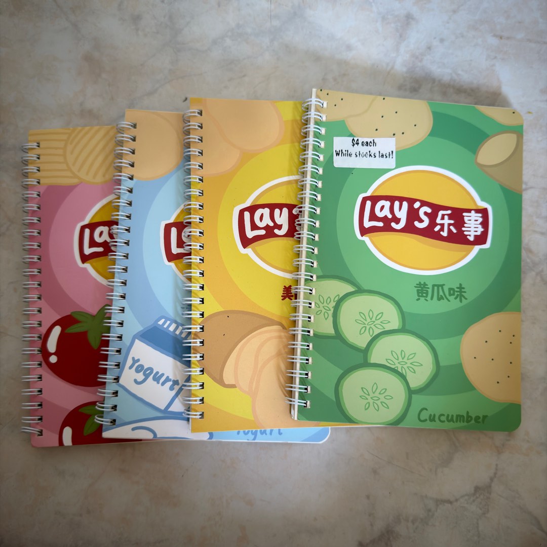 Lays Notebook Cute Original Flavour, Hobbies & Toys, Books & Magazines ...