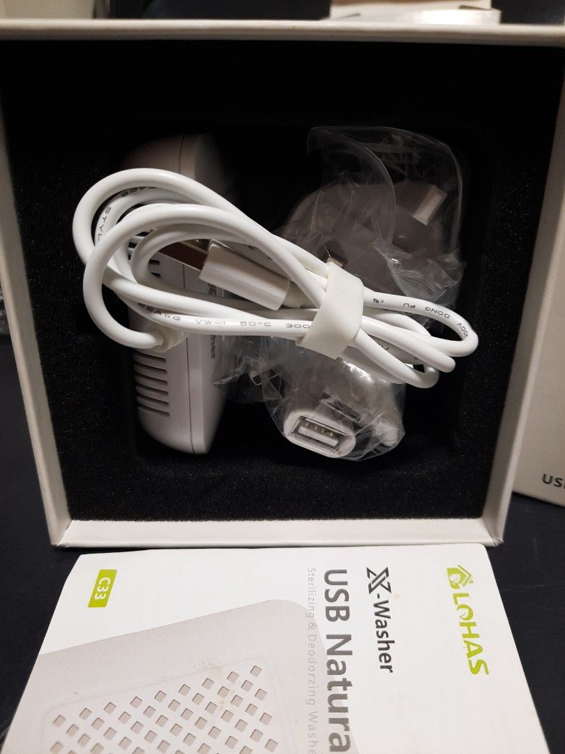 LOHAS X-Washer USB 天然殺菌除臭機, 家庭電器, 洗衣機及乾衣機 - Carousell