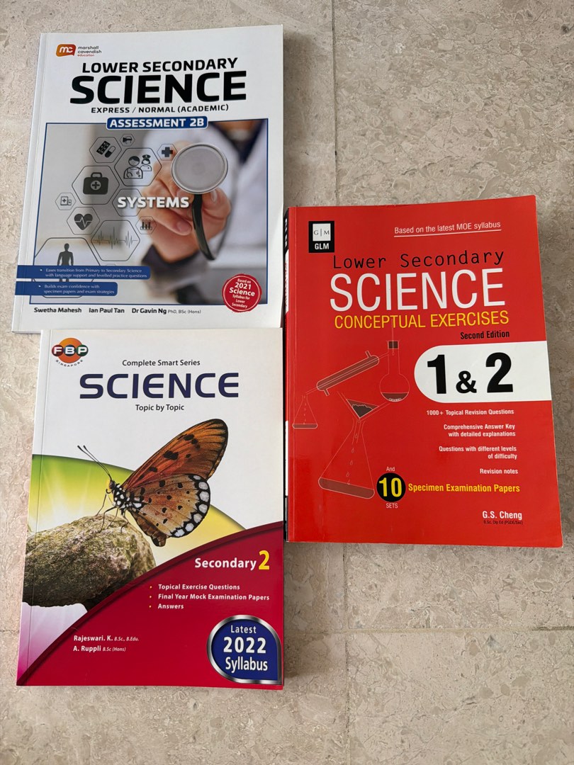Lower Secondary Science Textbooks - Secondary 2, Hobbies & Toys, Books ...