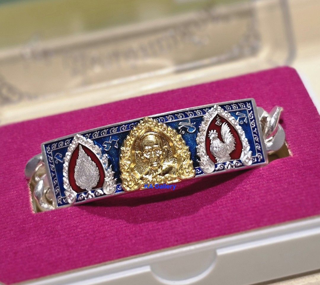 LP Ruay Pasatthiko Wat Tako【Ayutthaya】2559 Roon Samanasak Gold Mask 🇹🇭 Thai Amulet, Hobbies ...