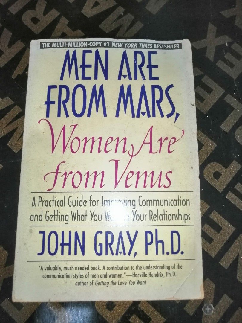 Men Are From Mars, Women Are From Venus, Hobbies & Toys, Books ...