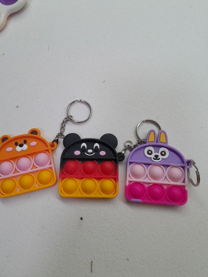 mini popit keychain, Hobbies & Toys, Toys & Games on Carousell