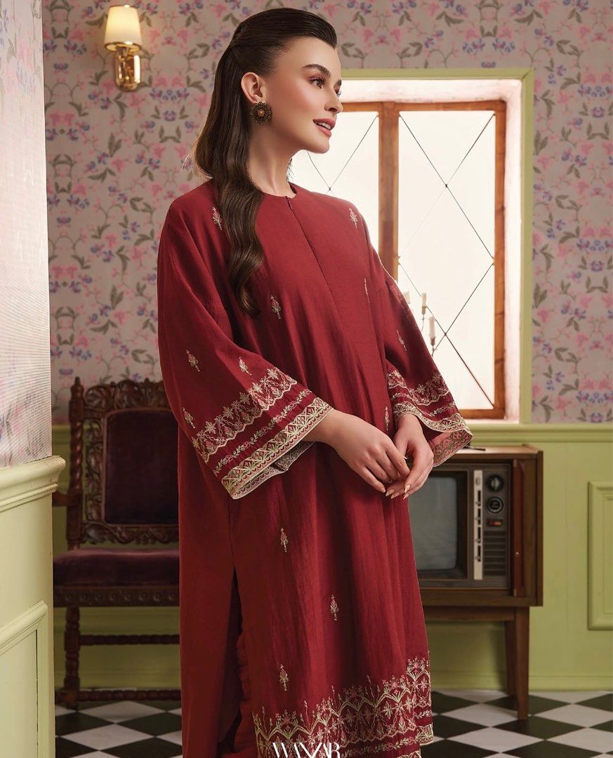 Mishaal Kurung By Wanzar (2025 Raya Collection), Women's Fashion ...