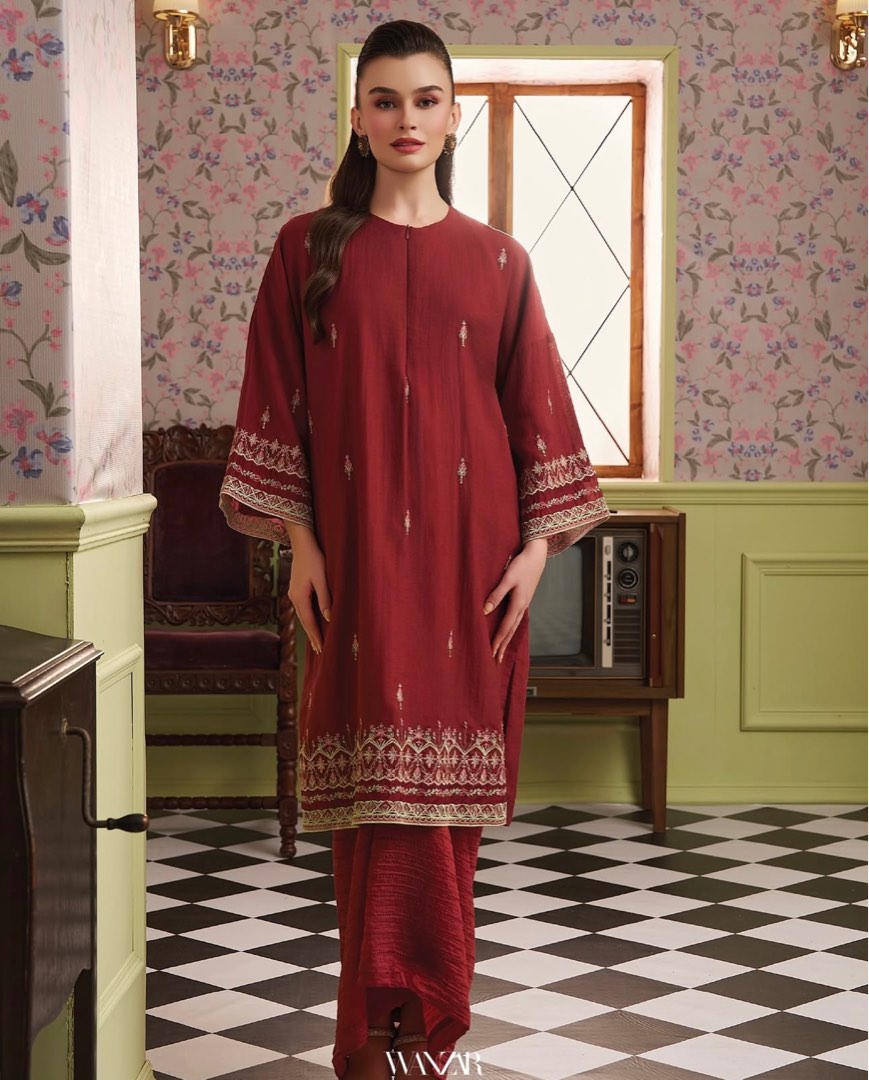 Mishaal Kurung By Wanzar (2025 Raya Collection), Women's Fashion ...