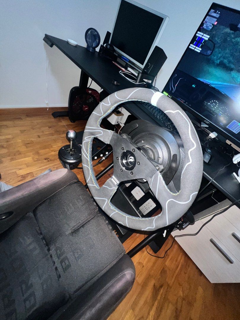 Modded Thrustmaster T300rs Rig, Video Gaming, Gaming Accessories ...