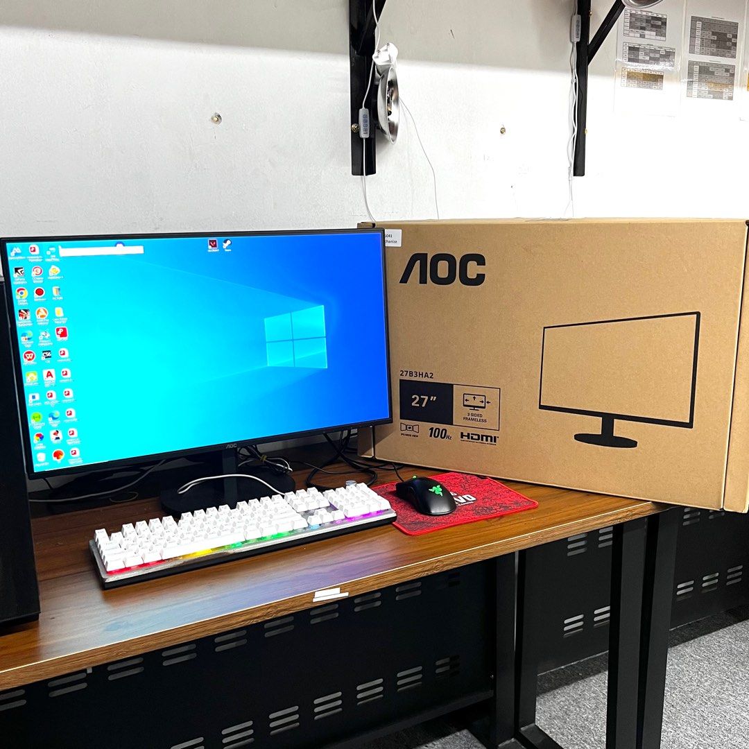 Monitor AOC 27 Inch, Computers & Tech, Desktops on Carousell