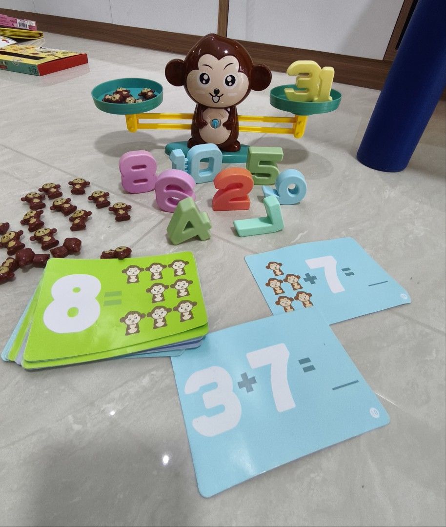 Monkey Balance Math Game, Hobbies & Toys, Toys & Games on Carousell