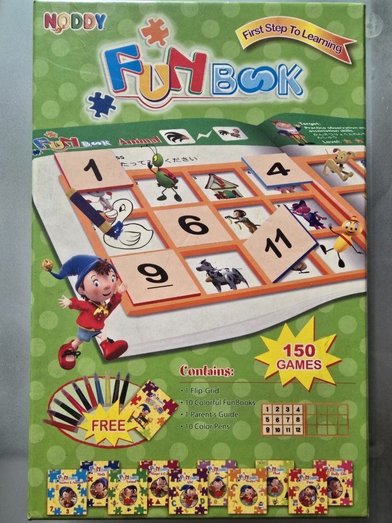 Noddy Fun Book - First Step to Learning, Hobbies & Toys, Toys & Games ...