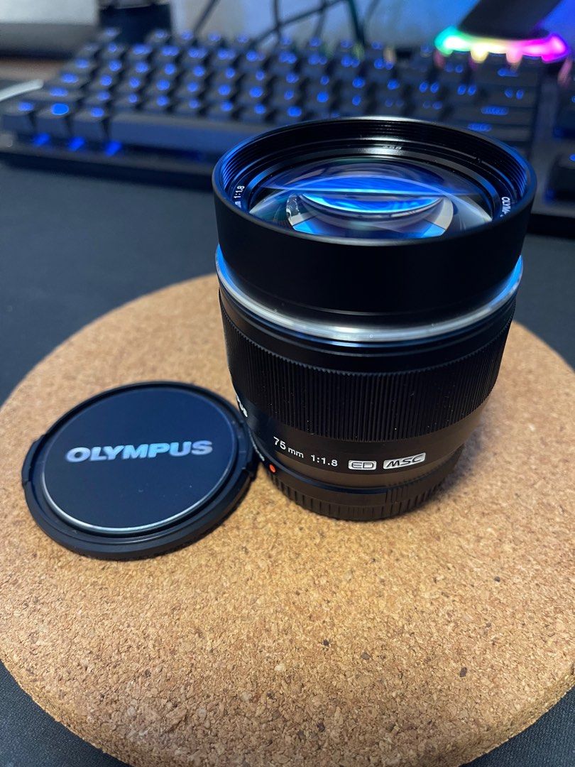 Olympus m.zuiko 75mm f/1.8 Lens, Photography, Lens & Kits on Carousell