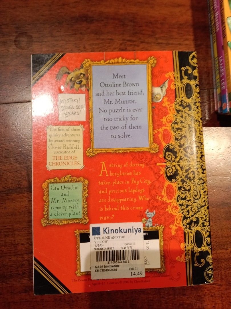 Ottoline and the Yellow Cat by Chris Riddell, Hobbies & Toys, Books ...