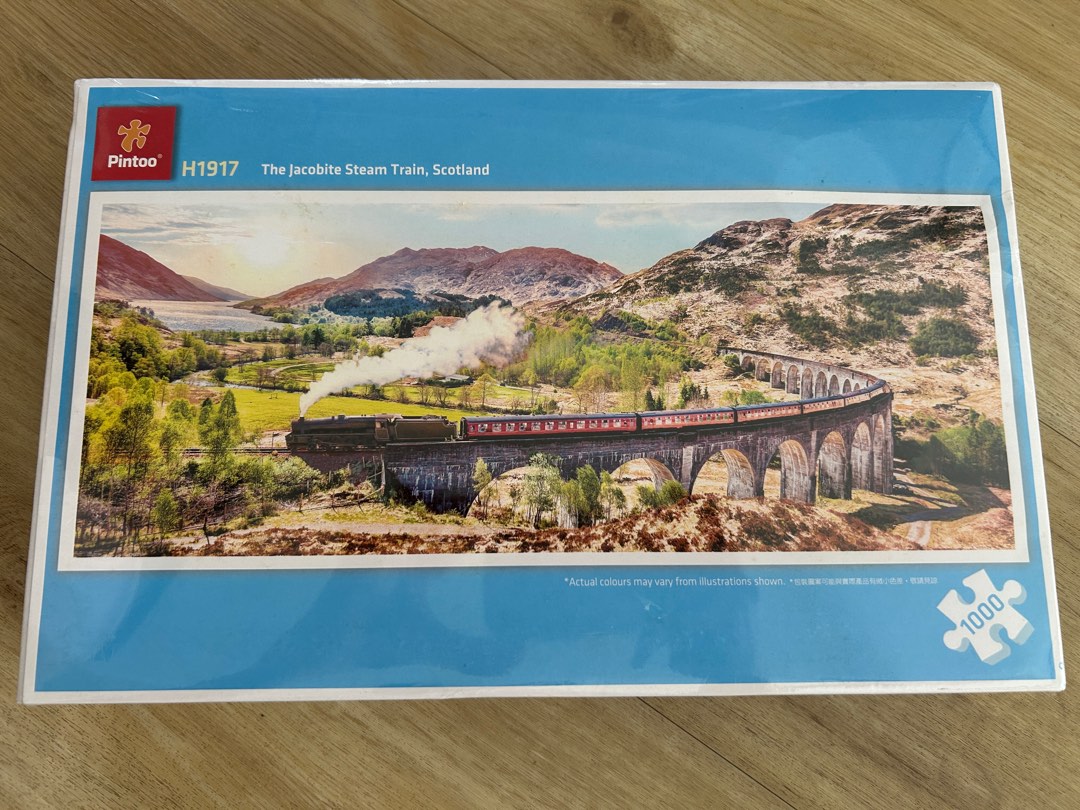 Pintoo The Jacobite Steam Train Puzzle - 1000 Pieces, Hobbies & Toys ...