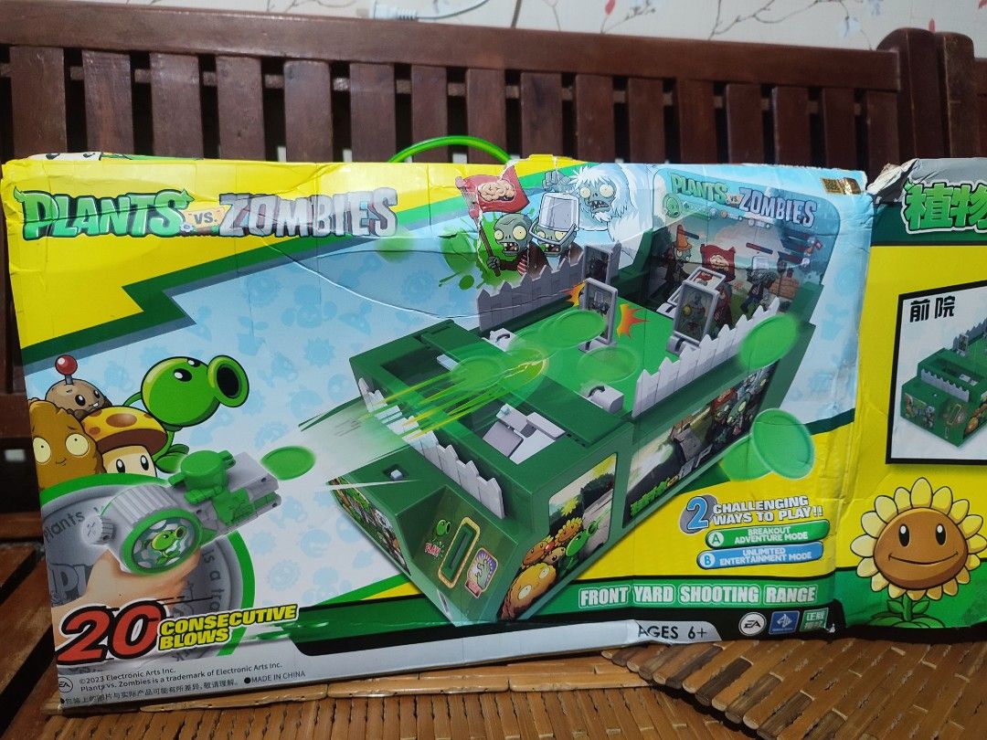 Plants vs. Zombies Front Yard Shooting Range, Hobbies & Toys, Toys ...