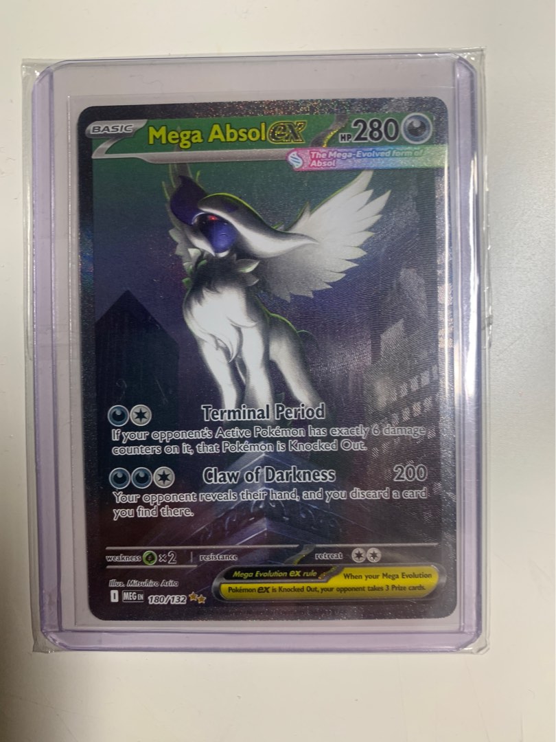 Pokemon Mega Absol EX Card, Hobbies & Toys, Toys & Games on Carousell