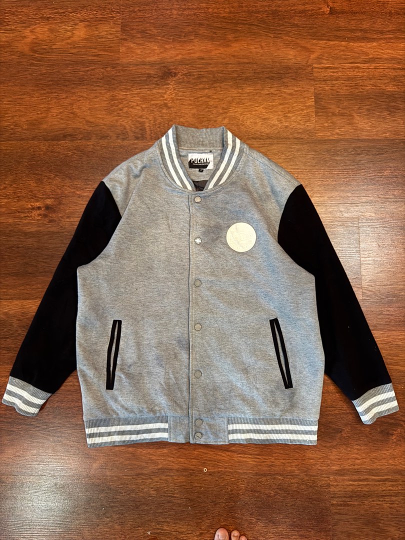 Polham Varsity Jacket, Men's Fashion, Activewear on Carousell