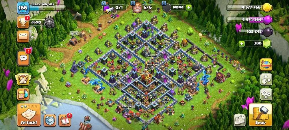 Premium CoC Clash of Clans Account | TH 16 Semi Max | Heroes 64-70-43 ...