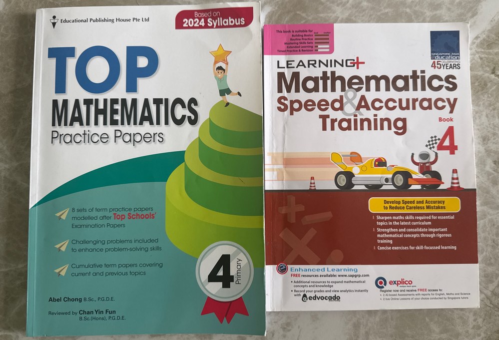 Primary 4 Mathematics Practice Books, Hobbies & Toys, Books & Magazines ...