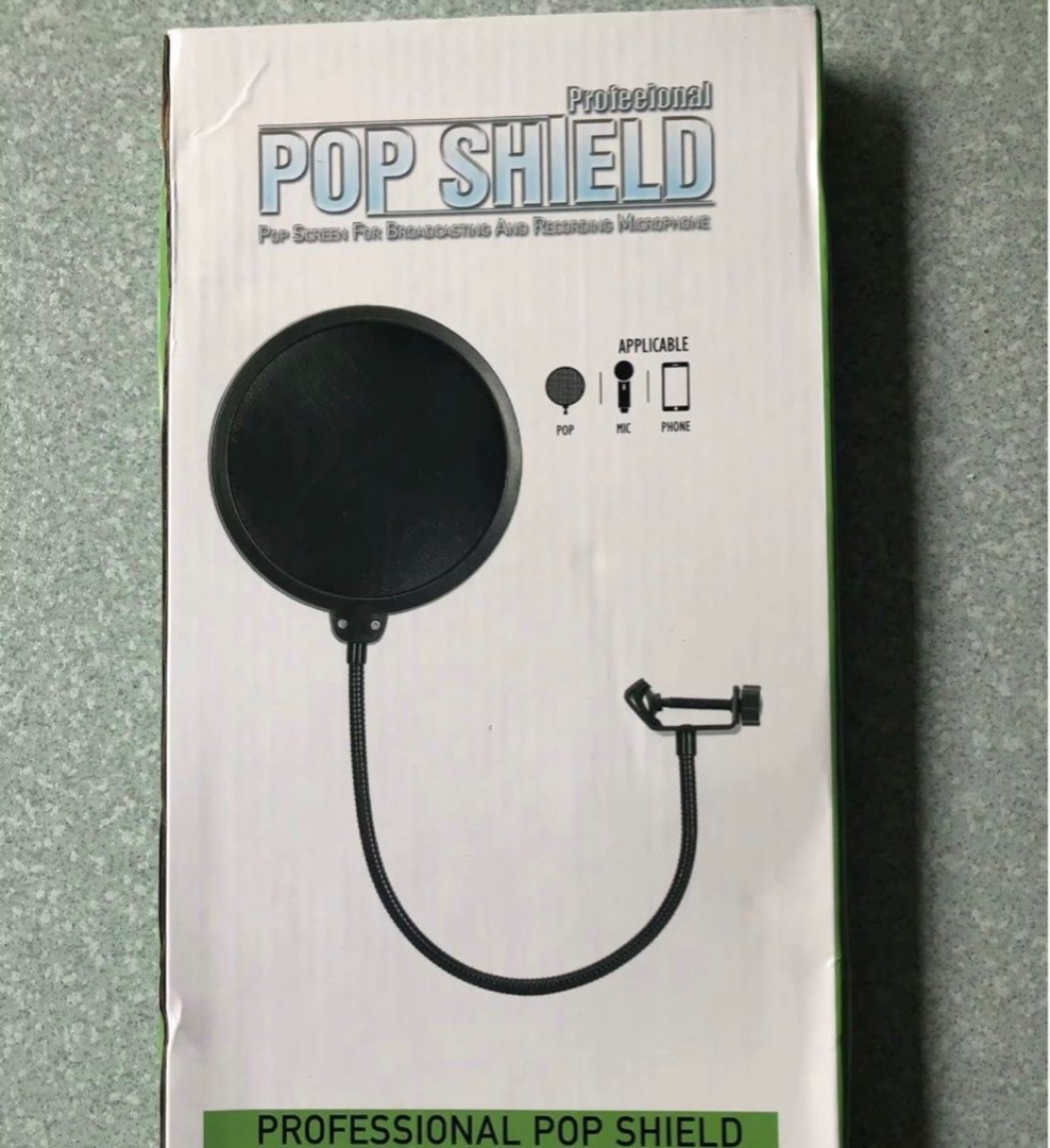 Professional Pop Shield for Recording Microphone, Audio, Other Audio ...