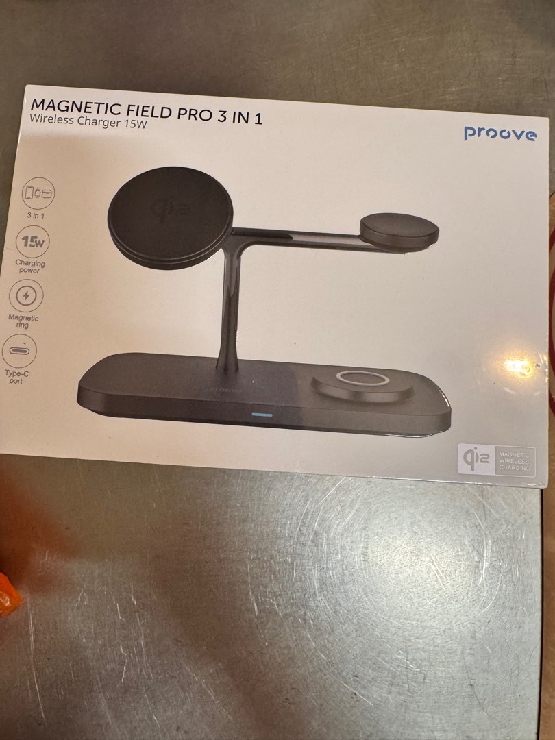 Proove Magnetic Field Pro 3-in-1 Wireless Charger, Mobile Phones ...
