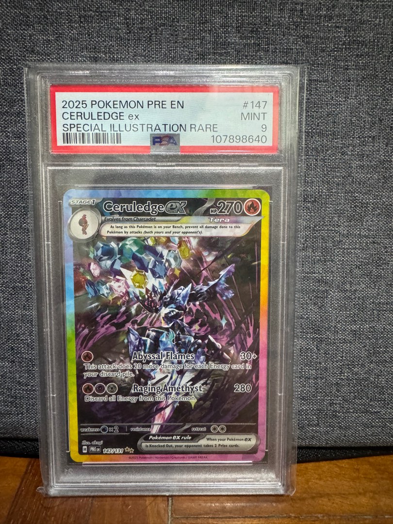 PSA 9 Ceruledge ex SIR Prismatic Evolutions, Hobbies & Toys, Toys ...