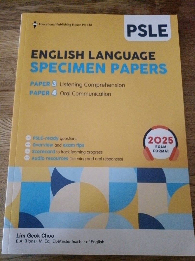 PSLE English Language Specimen Papers 2025, Hobbies & Toys, Books ...