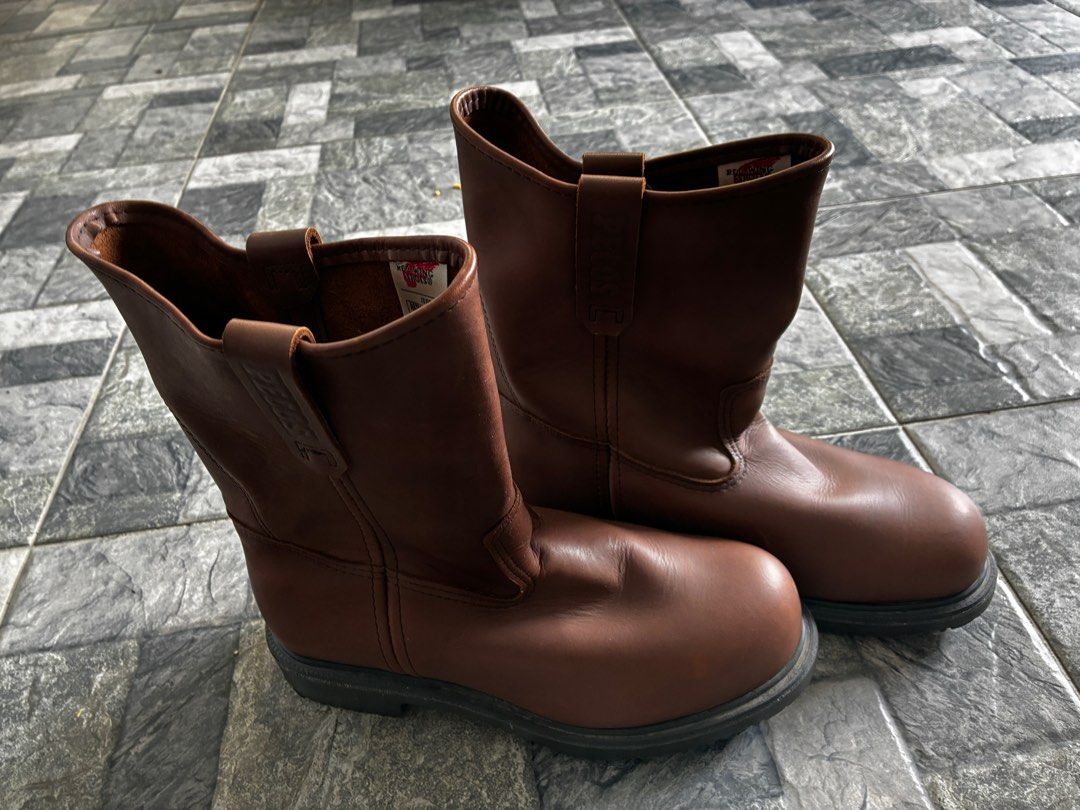 Red Wing 8241 Brown Leather Boots, Men's Fashion, Footwear, Boots on ...