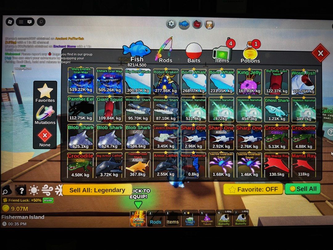 ROBLOX FISH IT ACCOUNT, Video Gaming, Video Games, Others on Carousell