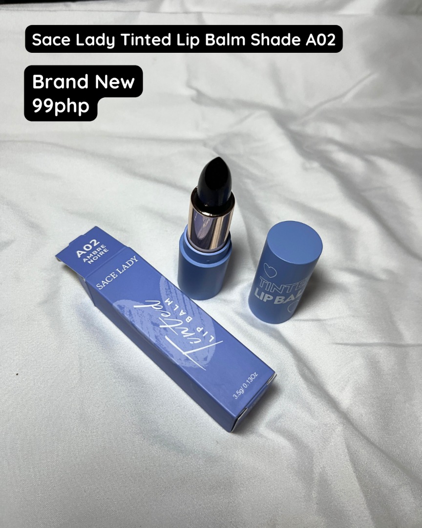 Sace Lady Tinted Lip Balm Shade A02, Beauty & Personal Care, Face ...