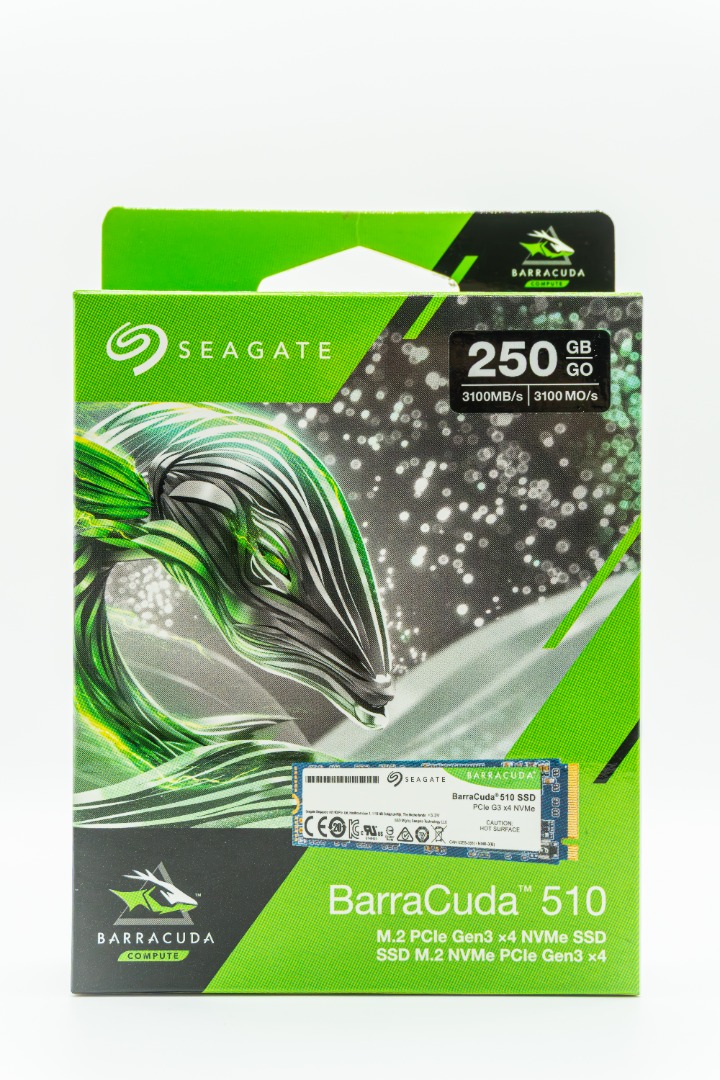 Seagate BarraCuda 510 PCIE NVME M.2 250GB SSD, Computers & Tech, Parts ...