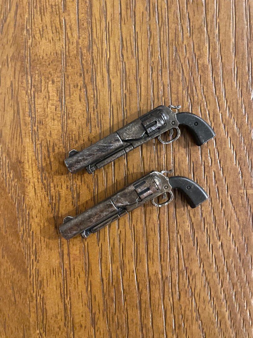 Set of 2 accessory - 12”scale ( 1:6th ) Revolver Guns from ThreeA 3A ...