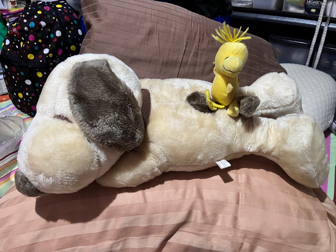 Snoopy brown and woodstuck sleeping, Hobbies & Toys, Toys & Games on ...