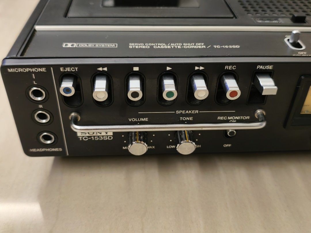 Sony TC-153SD Stereo Cassette Recorder, Audio, Other Audio Equipment on ...