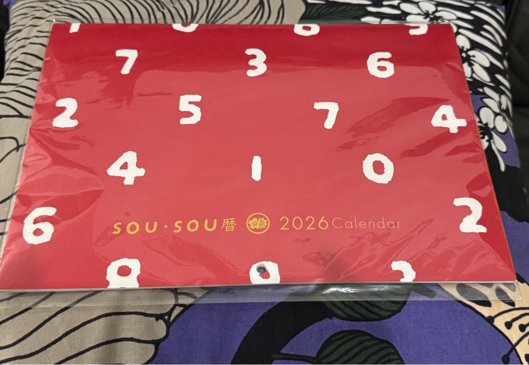 SOU・SOU 2026 calendar 月曆, 傢俬＆家居, 家居裝飾, 家居裝飾 - 其他 - Carousell