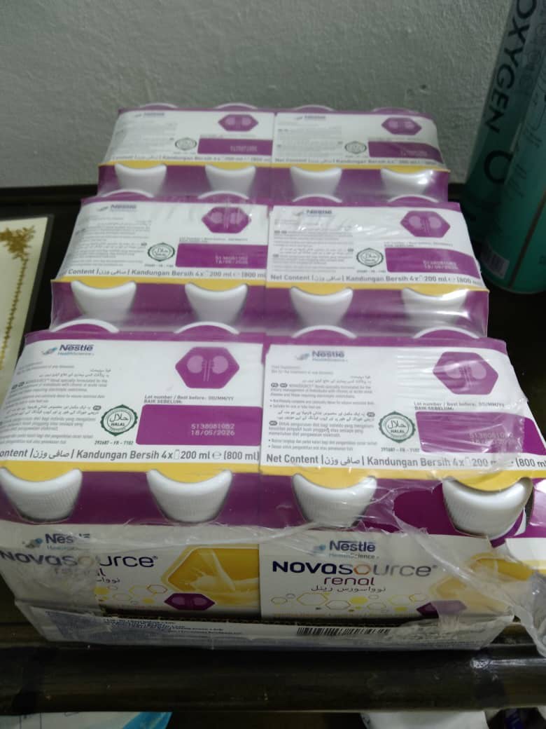 Susu Novasource Renal - Nestle, Health & Nutrition, Health Supplements ...