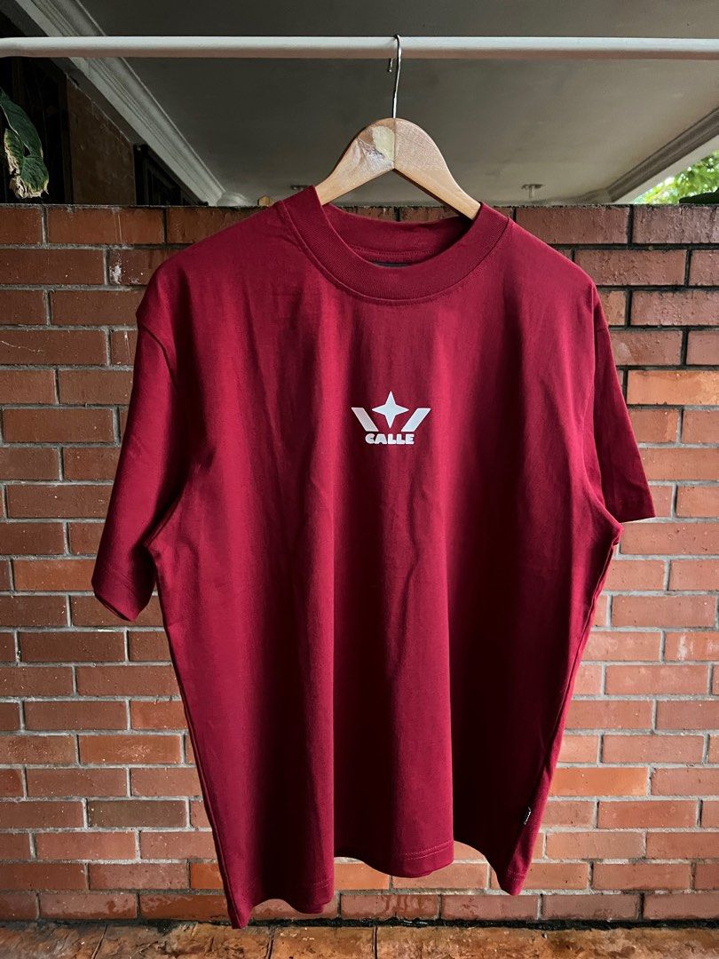 SVG X CALLE LOGO TEE MAROON SIZE M NOT ALL LOVE AGAINST SOCIAL BRAIN SB ...