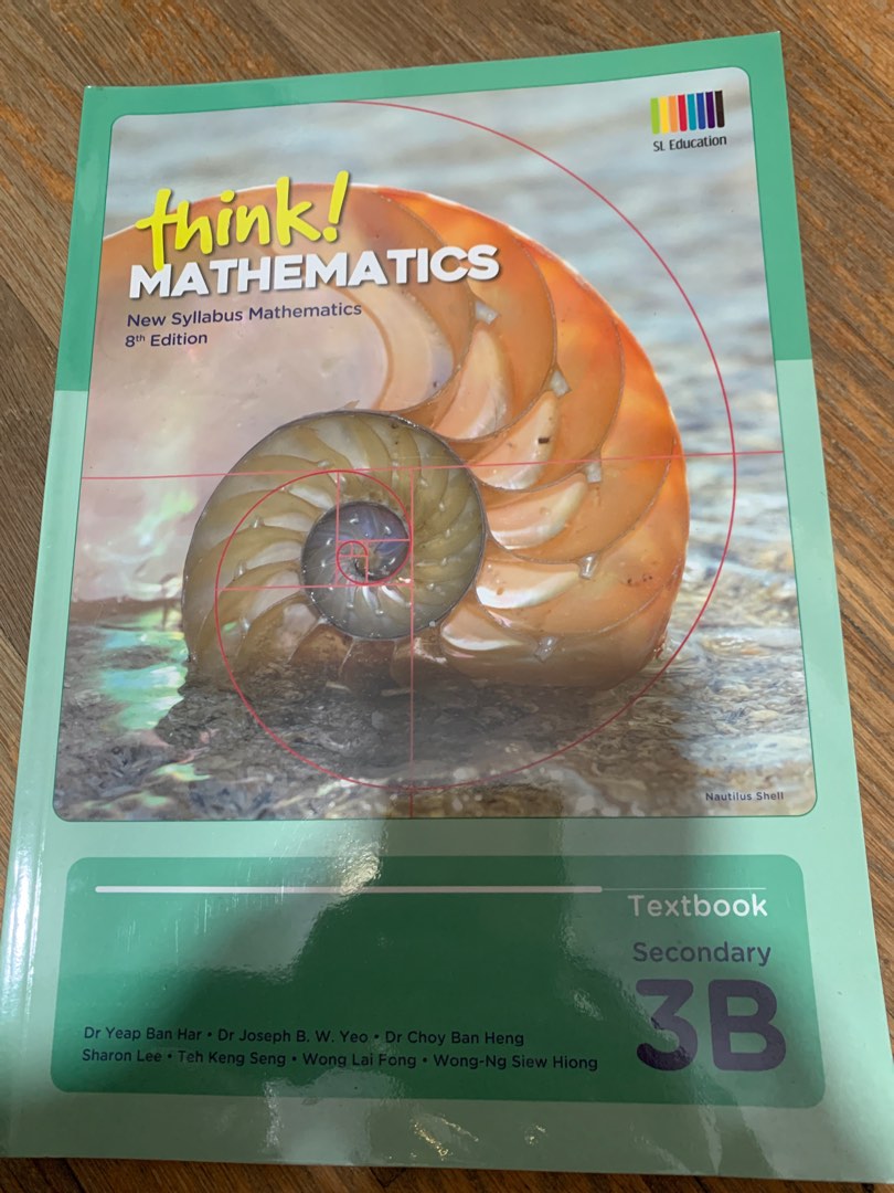 Think! Mathematics Textbook Secondary 3B, Hobbies & Toys, Books ...