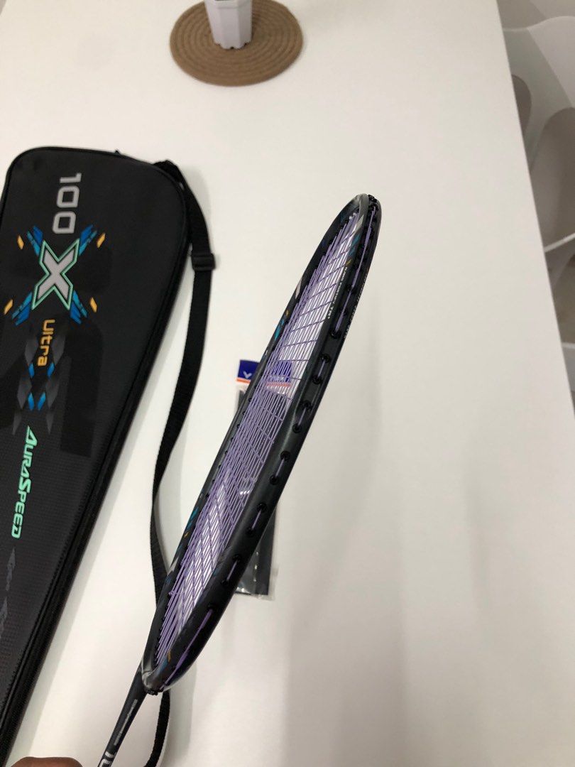 Victor Auraspeed 100x Ultra, Sports Equipment, Sports & Games, Racket ...