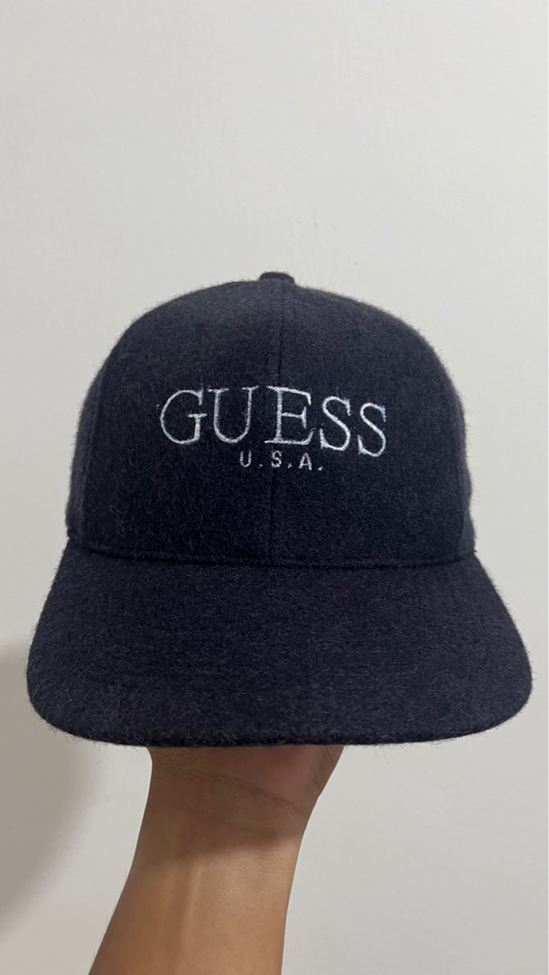 Vintage Guess Snapback Hat George's Marciano OSFA Designer 80's Classic ...