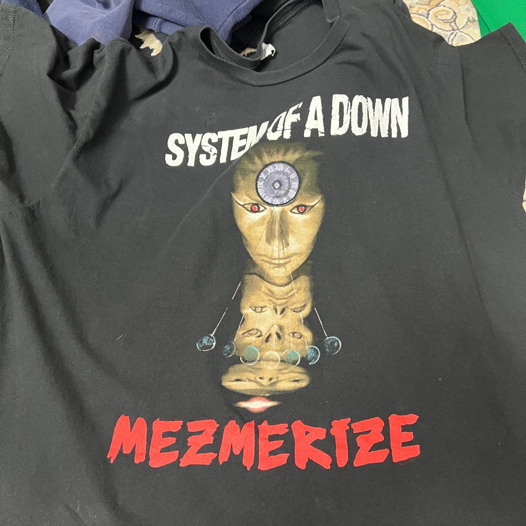 Vintage Y2K SOAD System Of A Down Mesmerize Album Band Shirt, Men's ...