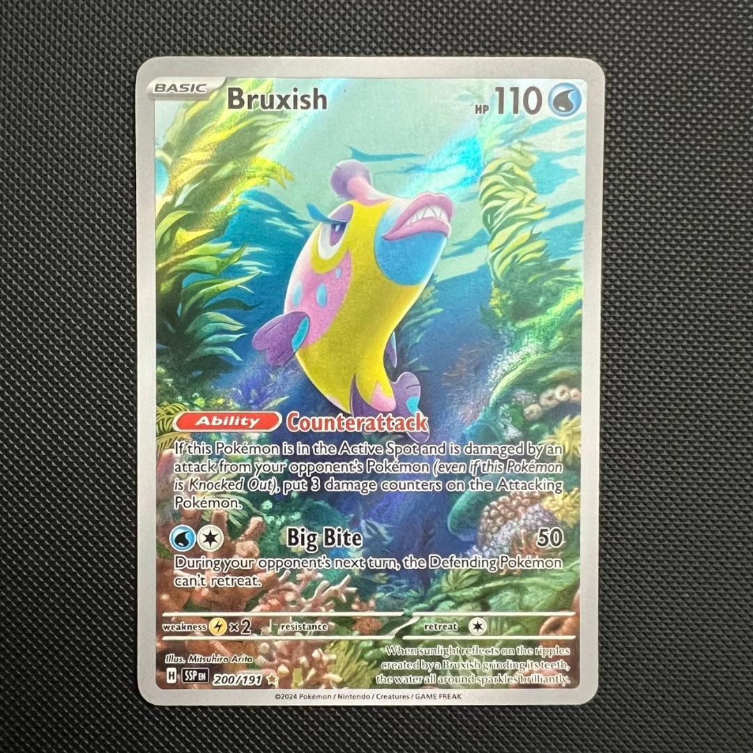 WTS Bruxish IR FA 200/191 Surging Sparks Pokemon TCG Illustration Rare ...