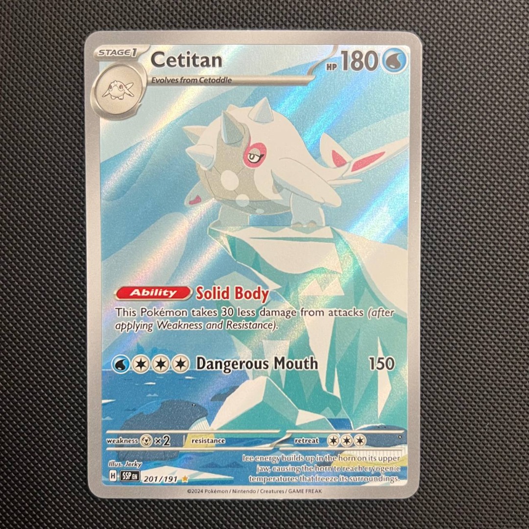 WTS Cetitan IR FA 201/191 Surging Sparks Pokemon TCG Illustration Rare ...