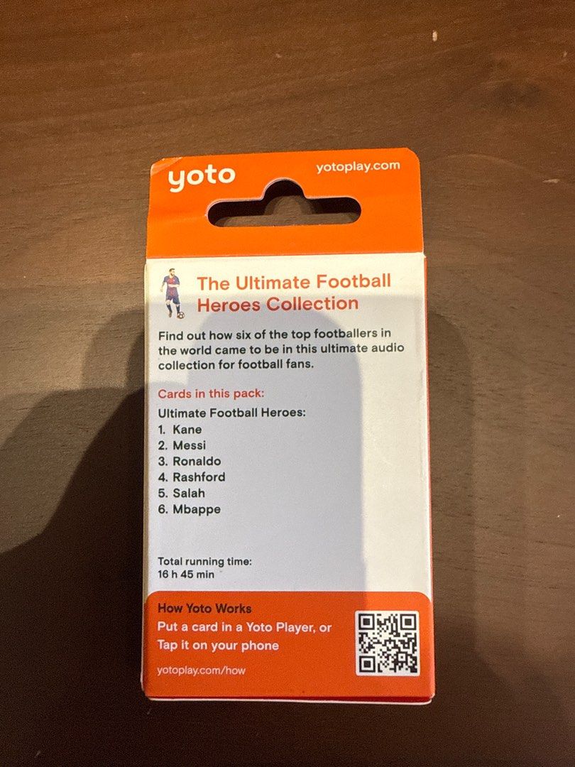 Yoto The Ultimate Football Heroes Collection Audio Cards, Hobbies ...