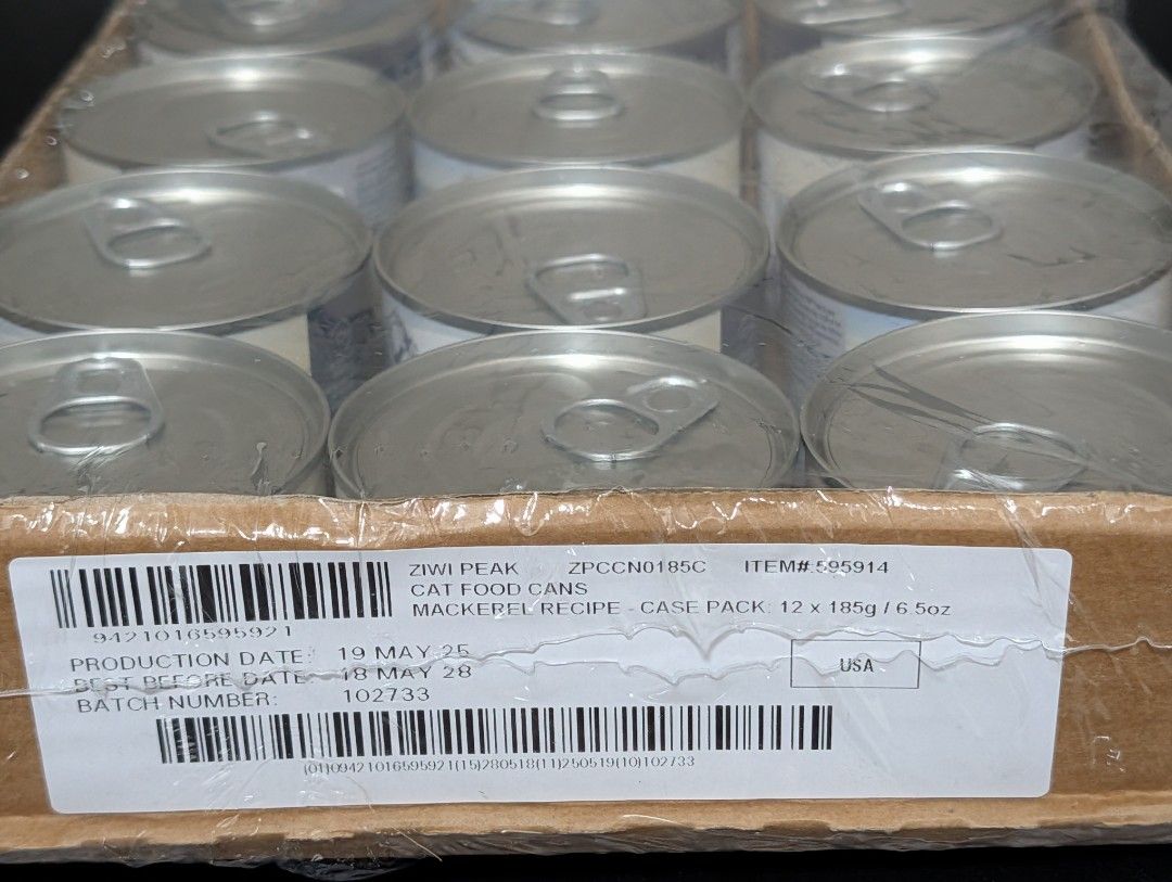 Ziwi Peak Mackerel Chicken Lamb 4 Mix 185g, Pet Supplies, Pet Food on Carousell