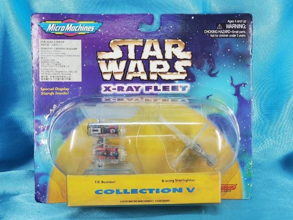 星球大戰 1997 Micro Machines Star Wars X Ray Fleet Correction V Tie Bomber ...