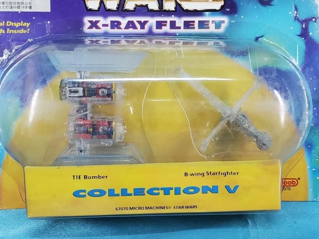 星球大戰 1997 Micro Machines Star Wars X Ray Fleet Correction V Tie Bomber ...