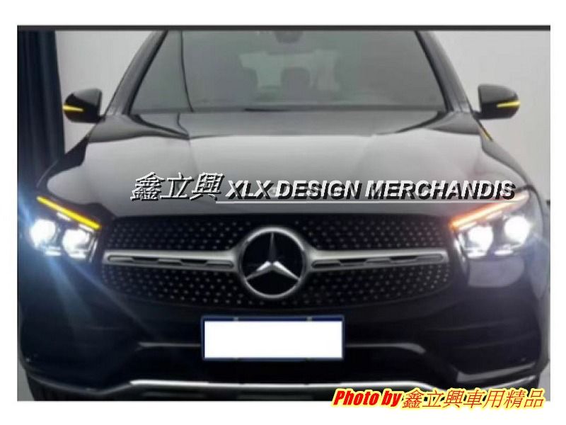 鑫立興車用精品 ※ GLC W253 16-23年 舊款改新款GLE 光條 LED總成 LED大燈 LED頭燈, 汽機車零配件在旋轉拍賣