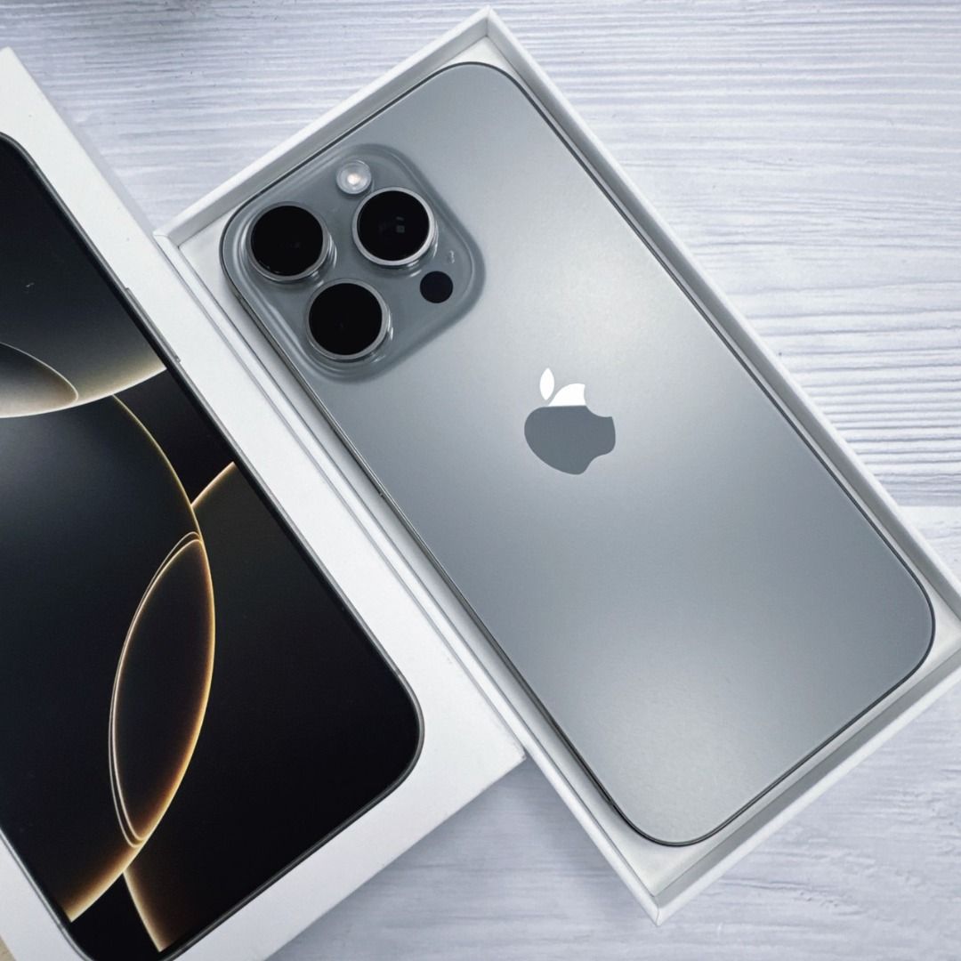 【AI手機】Apple iPhone 16 pro 256GB 原色 二手機 原盒 附充電線 新莊 實體店面 #C0544, 手機及配件, 手機, iPhone, undefined在旋轉拍賣