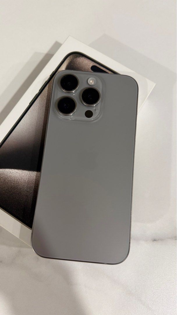 iPhone 15 Pro 256GB Natural Titanium, Mobile Phones & Gadgets, Mobile ...