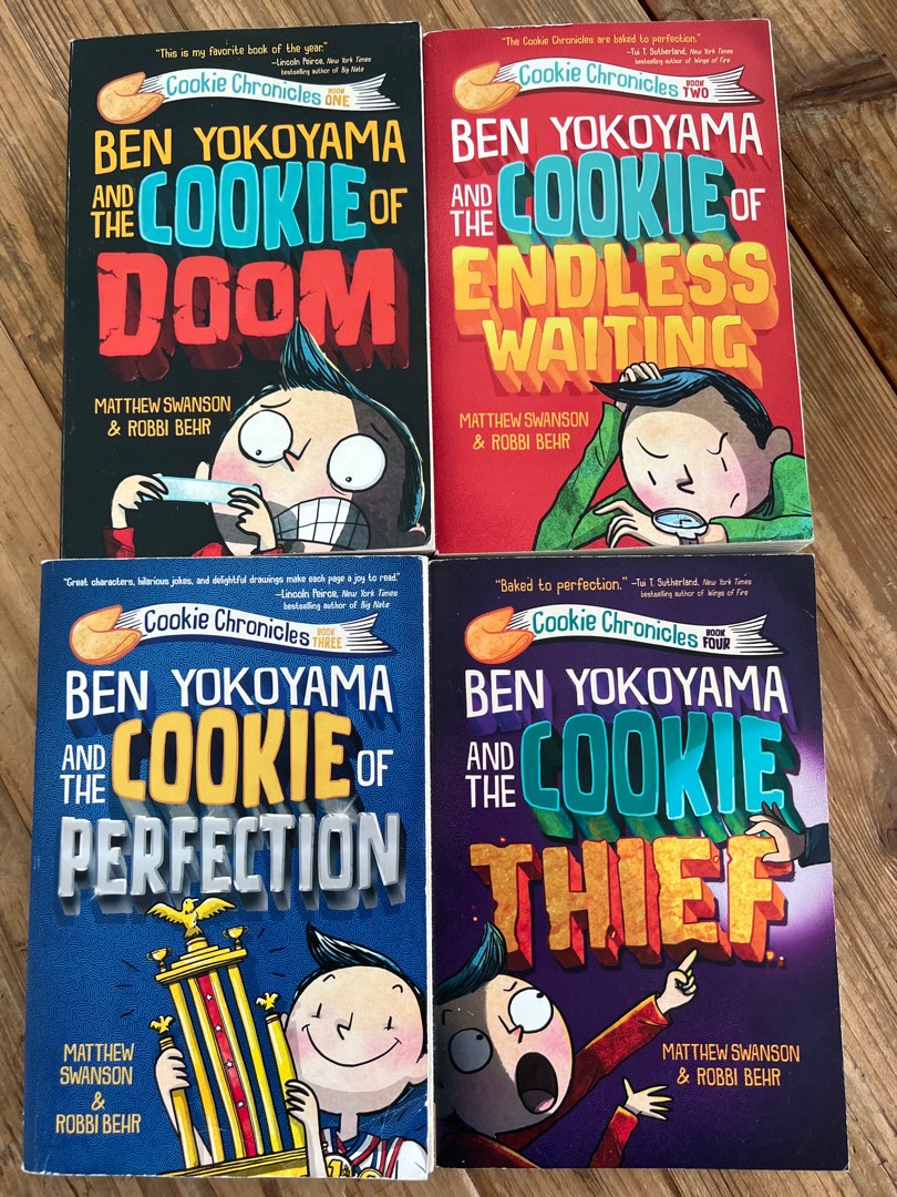 Ben Yokoyama and the Cookie Chronicles Books 1-4, Hobbies & Toys, Books ...