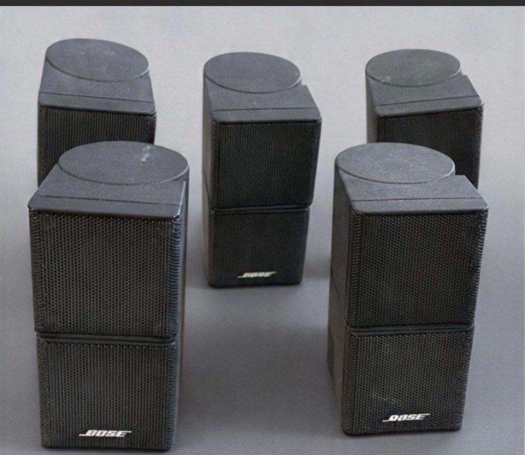 Bose Jewel Cube Speakers (5 PCS), Audio, Soundbars, Speakers & Amplifiers on Carousell